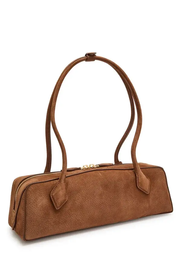 Alaïa Le Teckel Medium Shoulder Bag - Tan