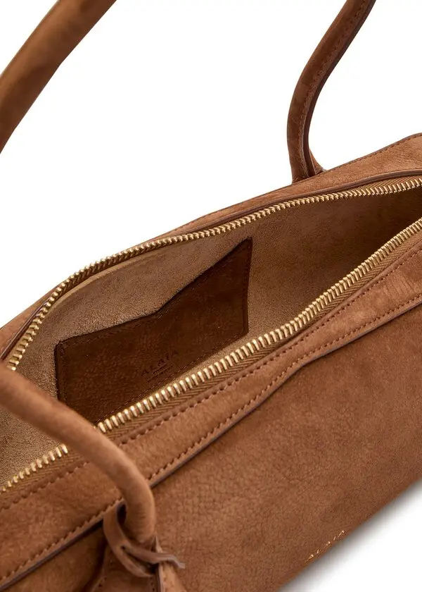 Alaïa Le Teckel Medium Shoulder Bag - Tan