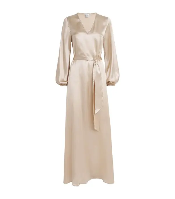 chinese dress ladies Isabella Long Sleeve Wrap Dress (Sale) – ELF main image 1