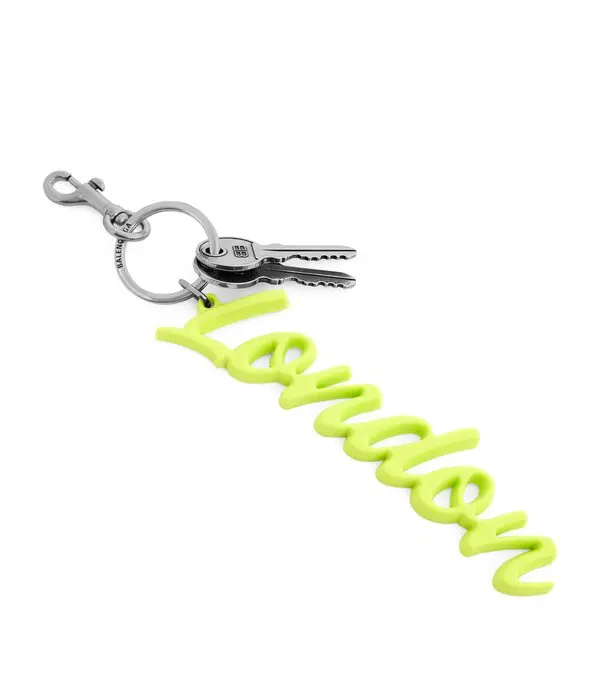 Balenciaga London Keyring - Yellow