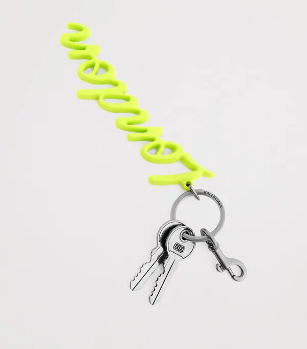 Balenciaga London Keyring - Yellow