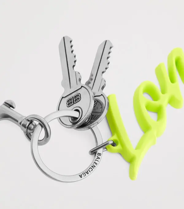 Balenciaga London Keyring - Yellow