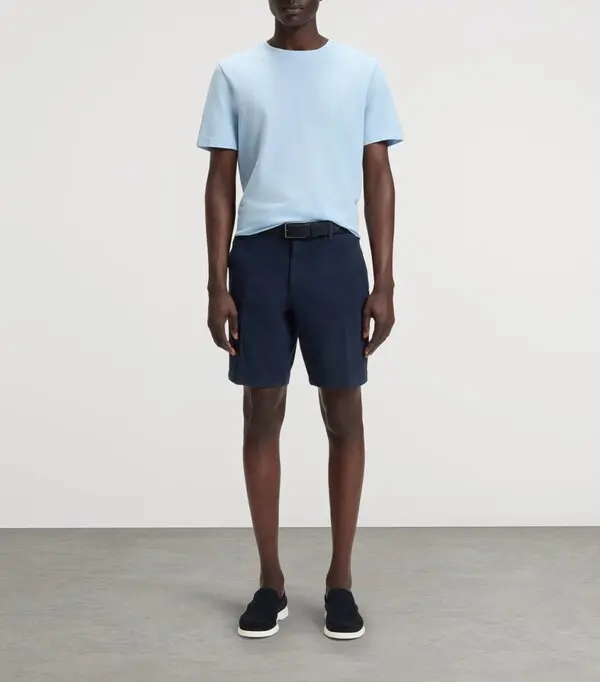 BOSS Stretch Cotton Slim-fit Shorts