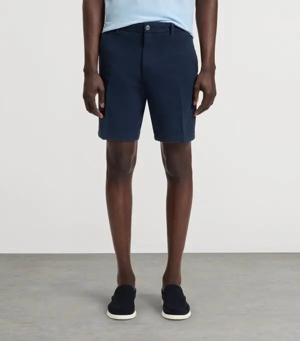 BOSS Stretch Cotton Slim-fit Shorts
