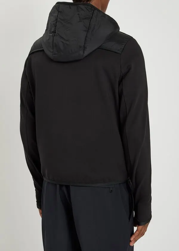 Moncler Panelled Cotton-blend And Shell Jacket