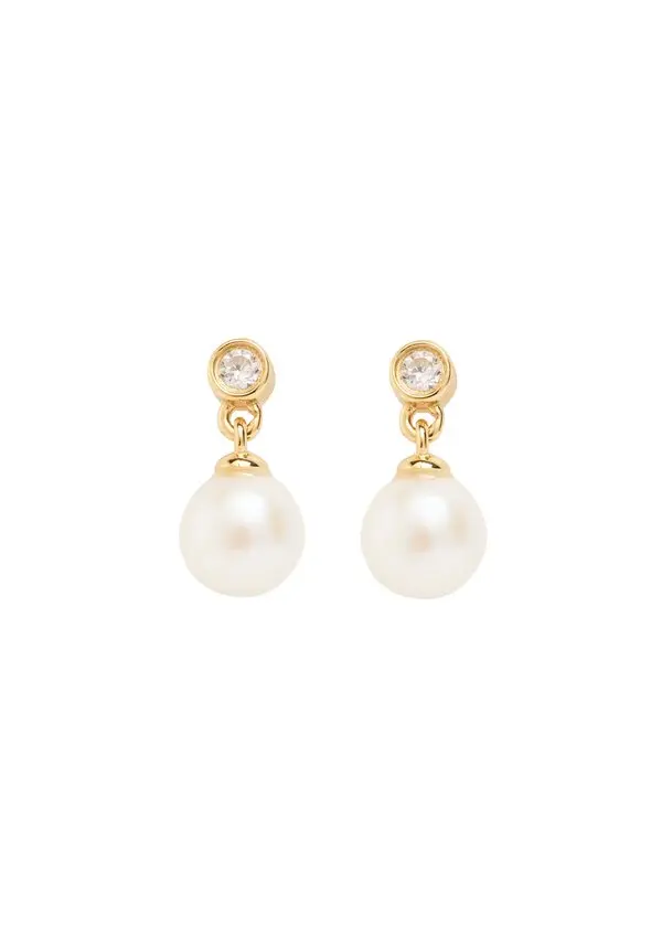 RAGBAG Odile Mini 18kt -plated Drop Earrings - Gold