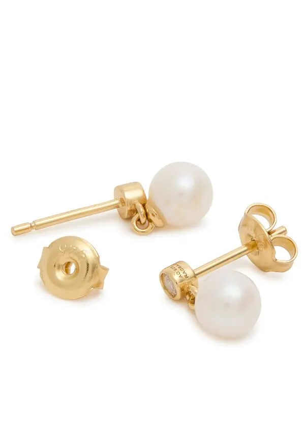 RAGBAG Odile Mini 18kt -plated Drop Earrings