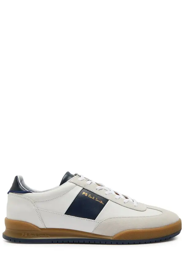 Paul Smith Dover Panelled Leather Sneakers - White