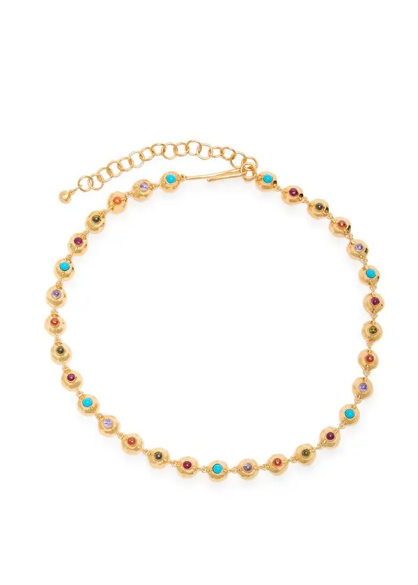 Joanna Laura Constantine Multi Wave 18kt-plated Necklace - Gold