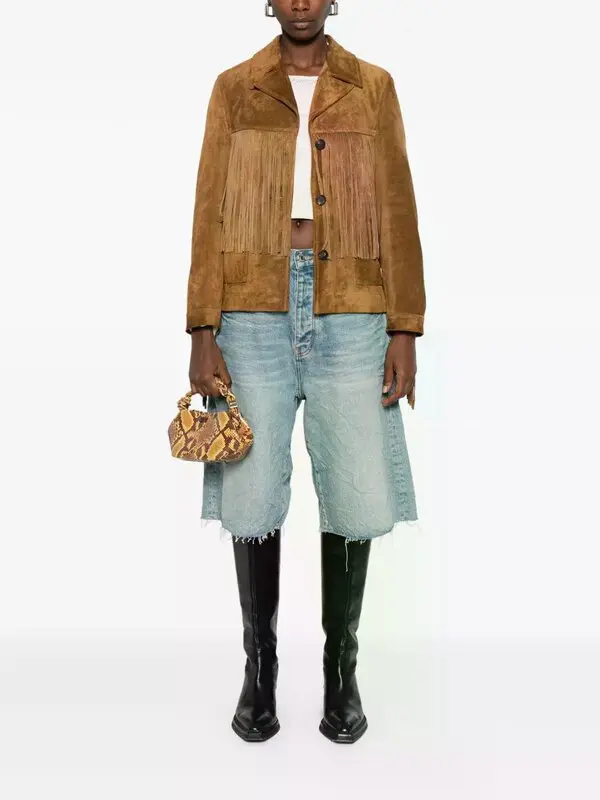 GOLDEN GOOSE Fringed Suede Jacket