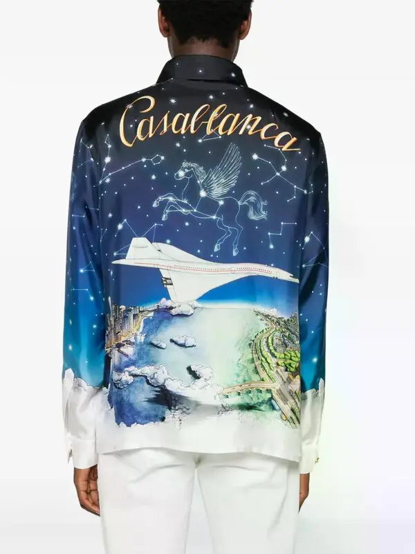 Casablanca Vol De Nuit Shirt