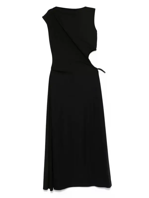 Maje Sleeveless Asymmetric Dress