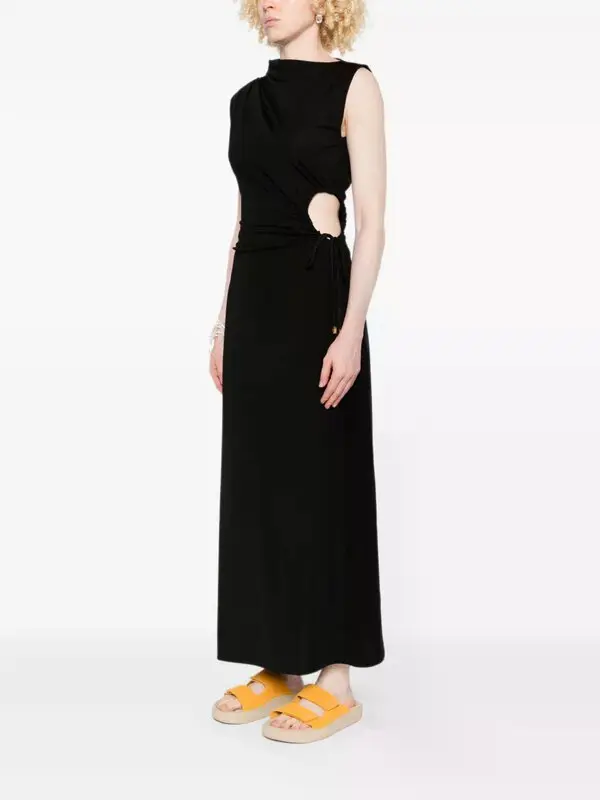 Maje Sleeveless Asymmetric Dress