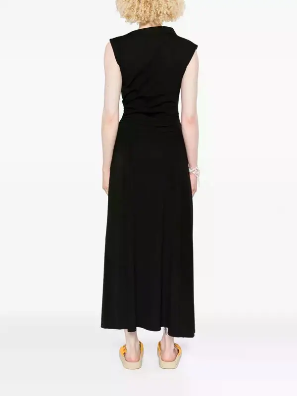 Maje Sleeveless Asymmetric Dress