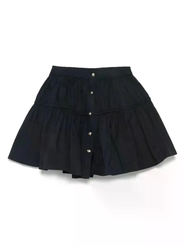 Maje Tiered Mini Skirt - Blue