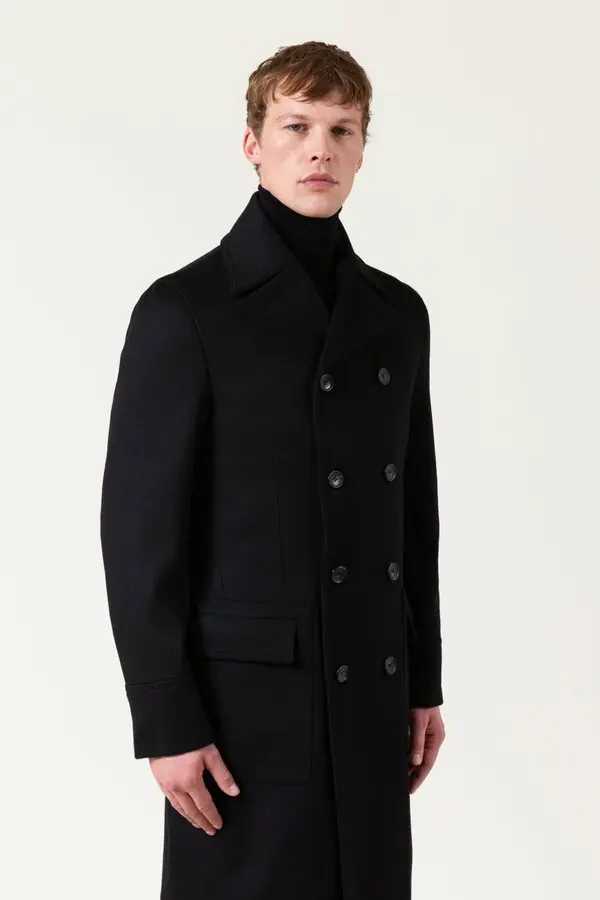 AUTORE Nicholson Wool Coat - Nero