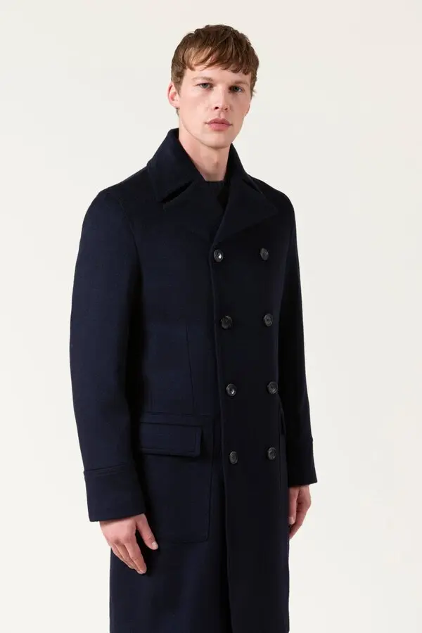 AUTORE Nicholson Wool Coat - Blu