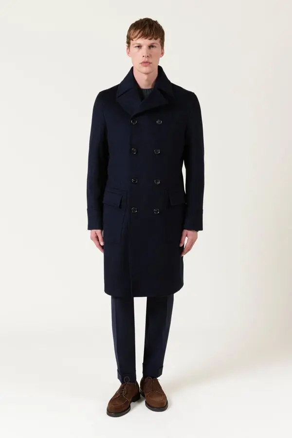 AUTORE Nicholson Wool Coat - Blu