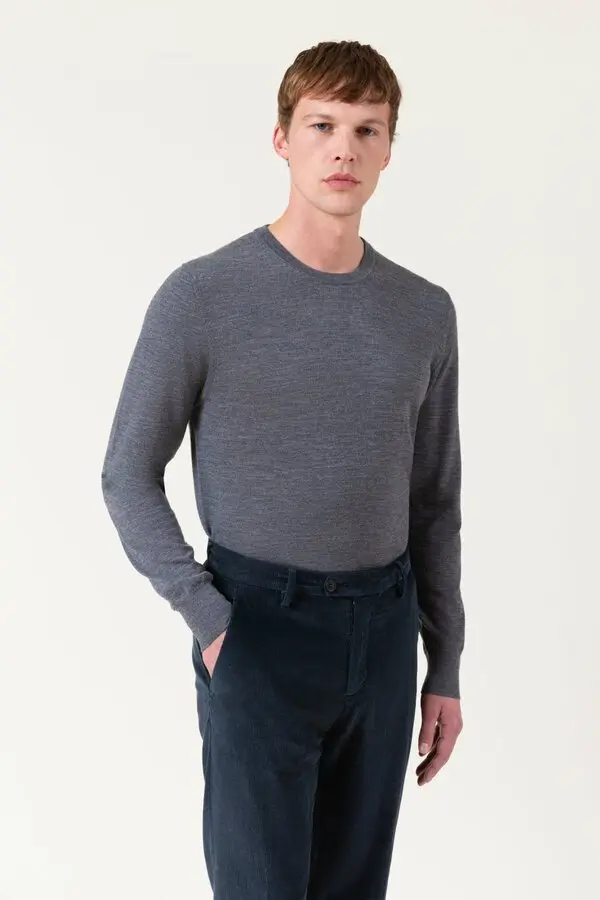AUTORE Newman Corduroy Chino Trousers - Blu