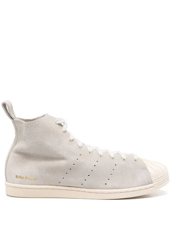 WALES BONNER X ADIDAS Superstar Hi Top Sneakers - White