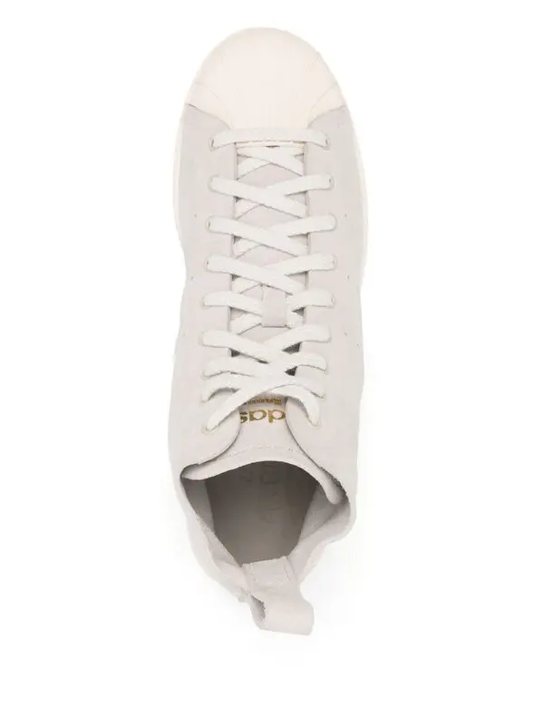 WALES BONNER X ADIDAS Superstar Hi Top Sneakers - White