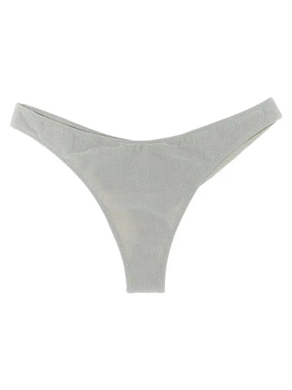 MC2 SAINT BARTH Naomi Bikini Briefs - Silver