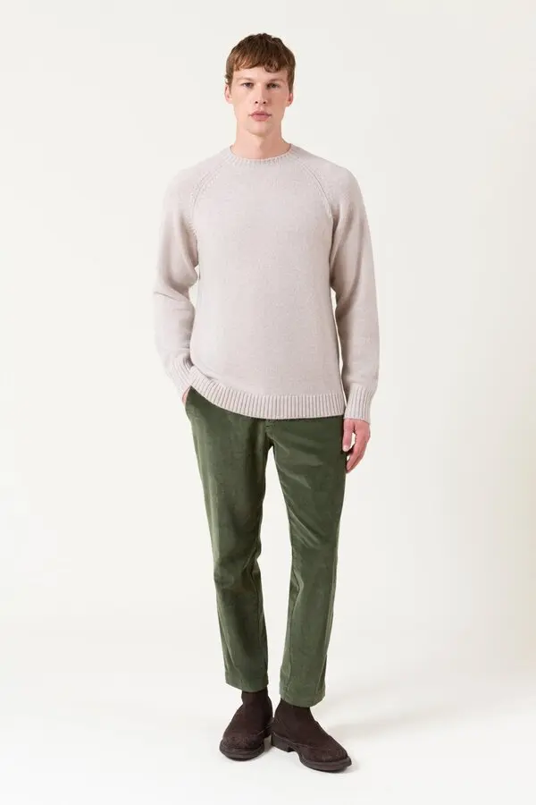 AUTORE Gable Wool And Cashmere Knit Top - Beige