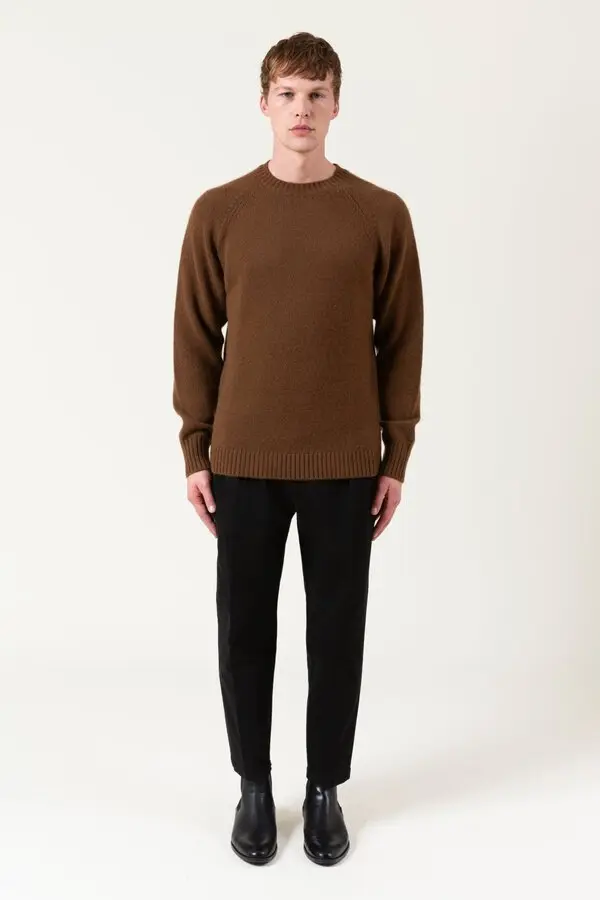 AUTORE Gable Wool And Cashmere Sweater - Marrone