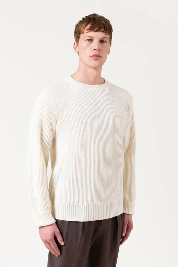 AUTORE Bogart Wool And Cashmere Sweater - Perla