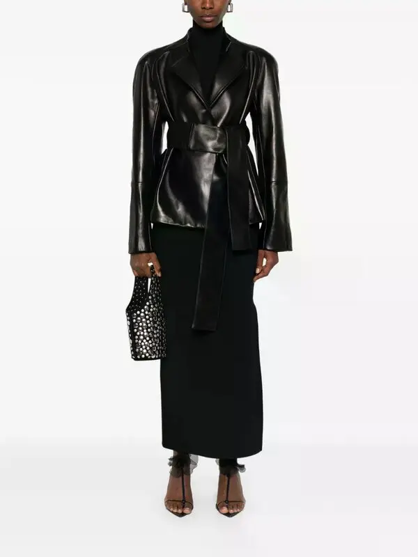 Khaite Lilth Midi Skirt - Black
