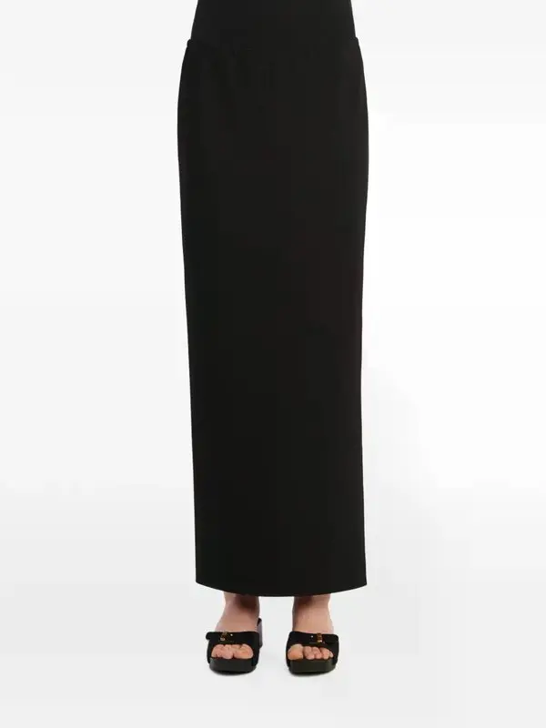 Khaite Lilth Midi Skirt - Black