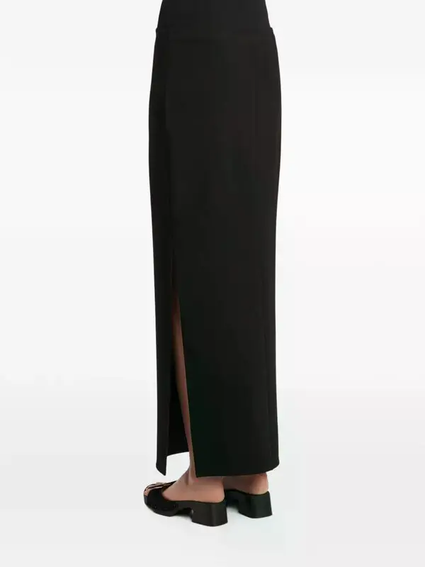 Khaite Lilth Midi Skirt - Black