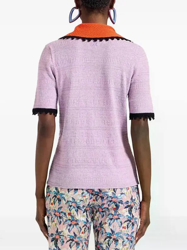 La DoubleJ Colour-block T-shirt - Purple