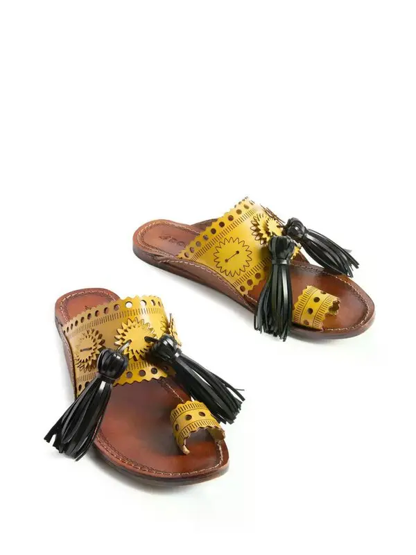 La DoubleJ Tassel-embellished Sandals