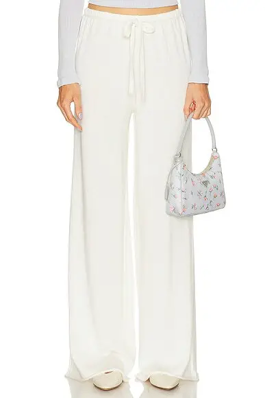 Sablyn Adler Relaxed Straight Leg Pant - Gardenia