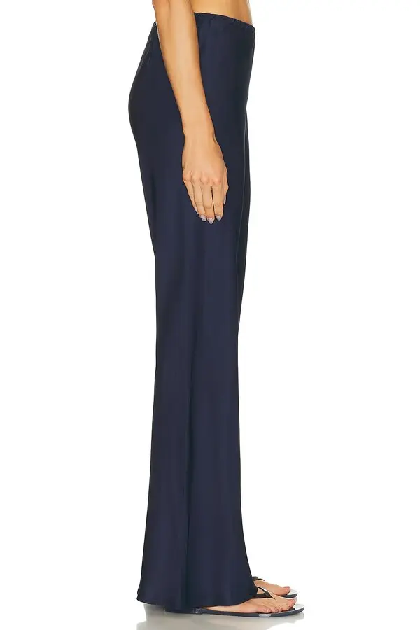 Sablyn Rio Flared Bias Cut Pant - Midnight Navy