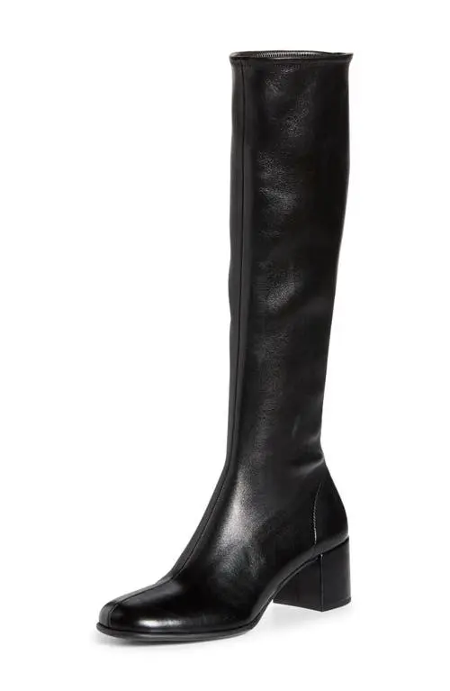 Prada Stretch Leather Knee-high Boots