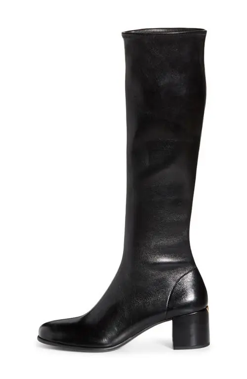 Prada Stretch Leather Knee-high Boots