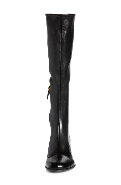Prada Stretch Leather Knee-high Boots