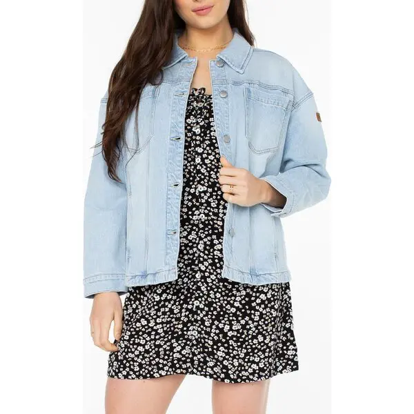 Roxy Beach Babe Denim Jacket - Beach Babe Denim Wash