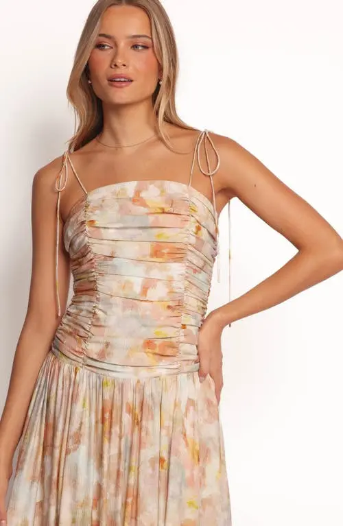 PETAL & PUP Xiormara Gathered Maxi Dress