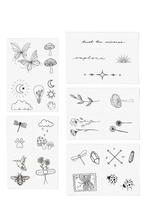 INKED BY DANI Explorer Temporary Tattoos Pack