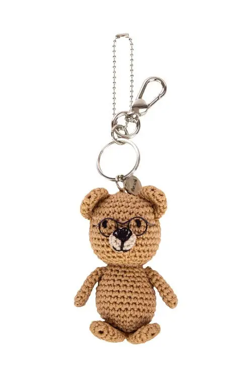 THE SAK Yarnicharmz Hand Crochet Dangle - Teddy Bear