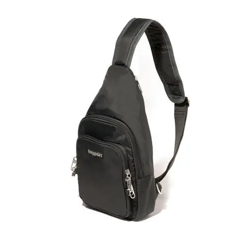 BAGGALLINI Securtex Classic Anti-theft Daytripper Sling Bag - Charcoal