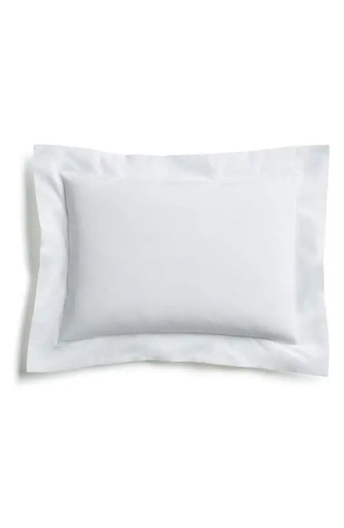 PETITE PLUME Ladder Stitch Accent Pillow - White