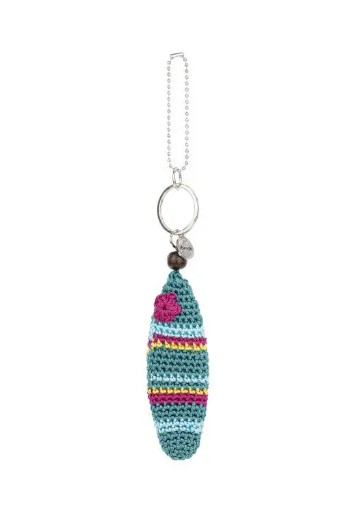 THE SAK Yarnicharmz Hand Crochet Dangle - Surfboard