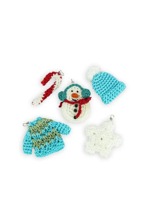 THE SAK Yarnicharmz 5 Pack Crochet Charms - Winter Wonderland