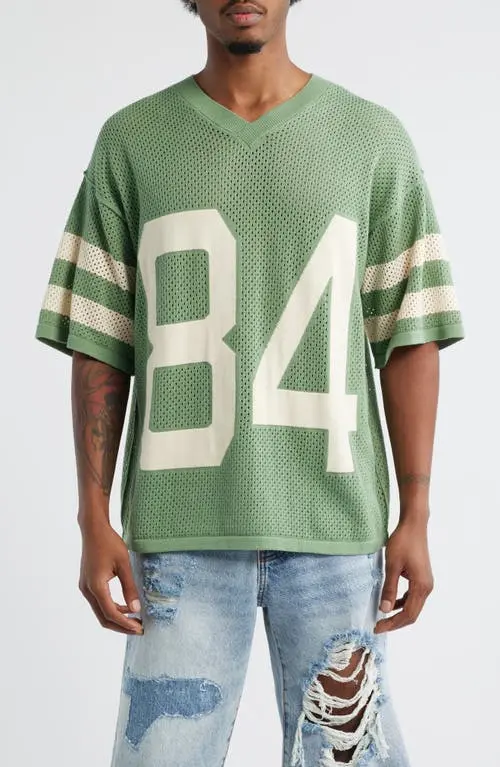 DIET STARTS MONDAY 84 Mesh Cotton Appliqué Jersey