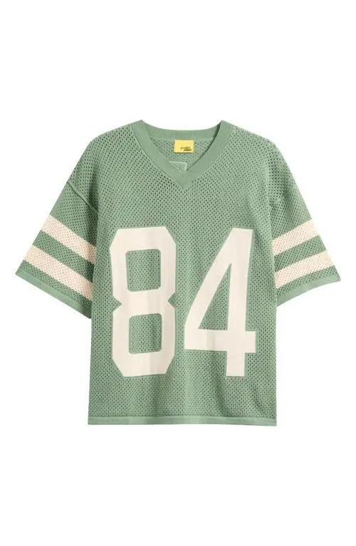 DIET STARTS MONDAY 84 Mesh Cotton Appliqué Jersey