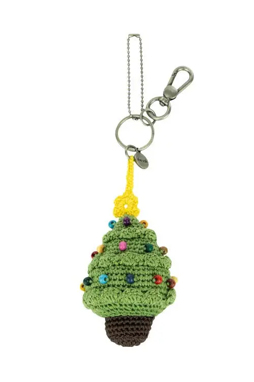THE SAK Yarnicharmz Hand Crochet Dangle - Christmas Tree